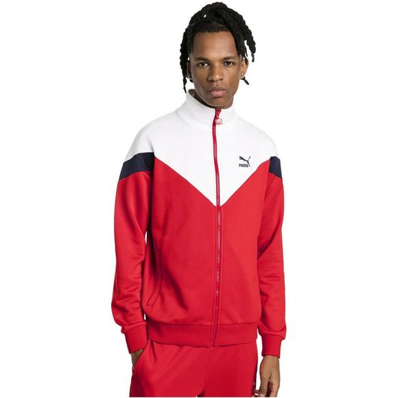 Puma | Jackets & Coats | Puma Mens Iconic Mcs Track Jacket Red Dm ...